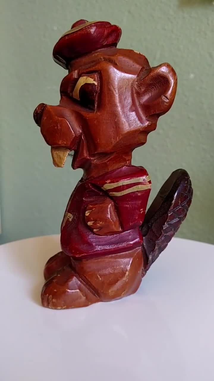 Art & Collectibles Collectibles Vintage 1940s 50s MIT Mascot Carved ...